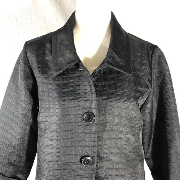 George Simonton | Jackets & Coats | Simonton Says Black Oversized 34 ...